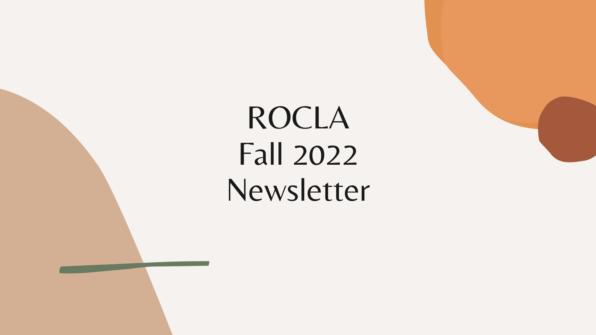 ROCLA Fall 2022 Newsletter | Rochester Committee on Latin America
